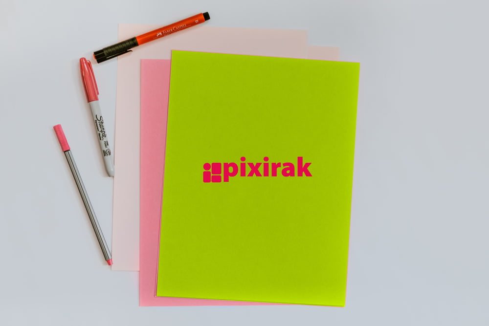 Color Paper Logo Mockup Free Download By Pixirak - Designfreek.Com