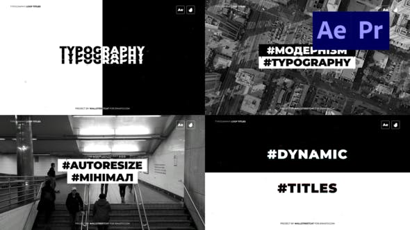 Loop Typography Titles 31324459 Template Free Download - Designfreek.Com