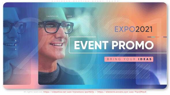 Business Meeting Event Promo 31478601 | After Effect Template Free ...
